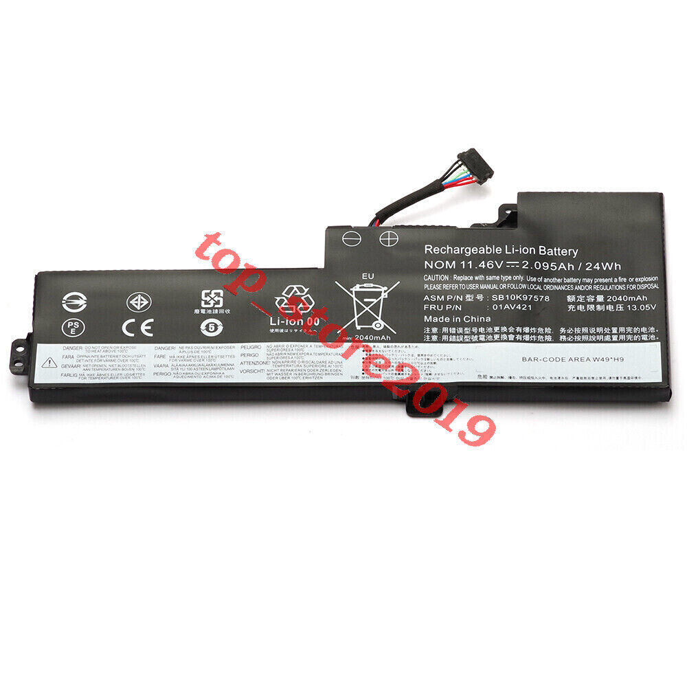 NEW Battery 01AV421 01AV420 01AV419 For Lenovo ThinkPad T480 T470 A485 ...