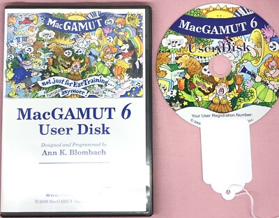 MacGAMUT 6 User Disk Not Just For Ear Training Anymore CD-ROM. | eBay