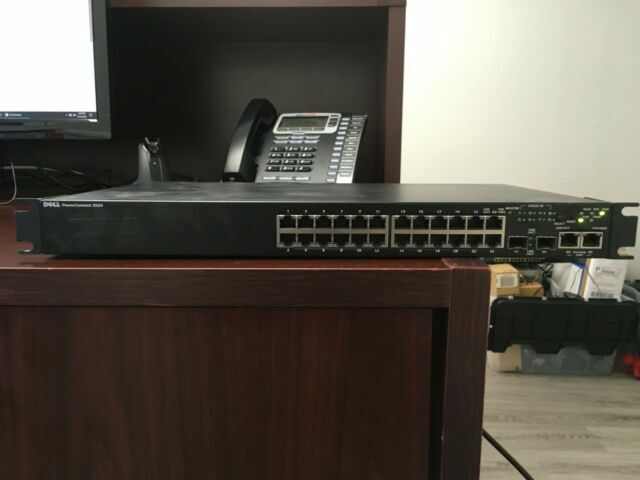 Dell PowerConnect 3524P 24 Port Poe Gigabit Ethernet Switch 2 SFP Ports ...