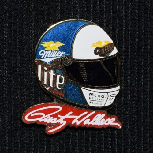 RUSTY WALLACE MILLER LITE NASCAR RACING HAT PIN | eBay