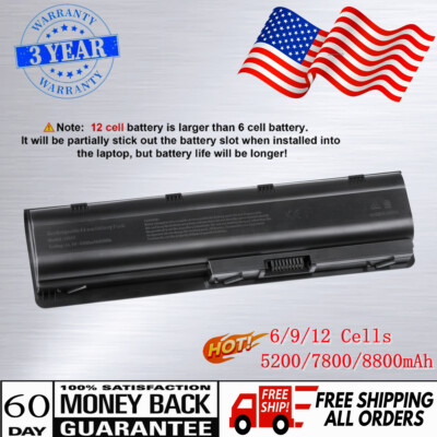 MU06 MU09 Battery For HP | 11.1V 8800mAh | Li-Ion | Black | For HP ...