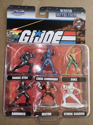 Jada Toys G.I. Joe Nano 1.75 inch Metalfigs Snake Eyes Action Figure ...