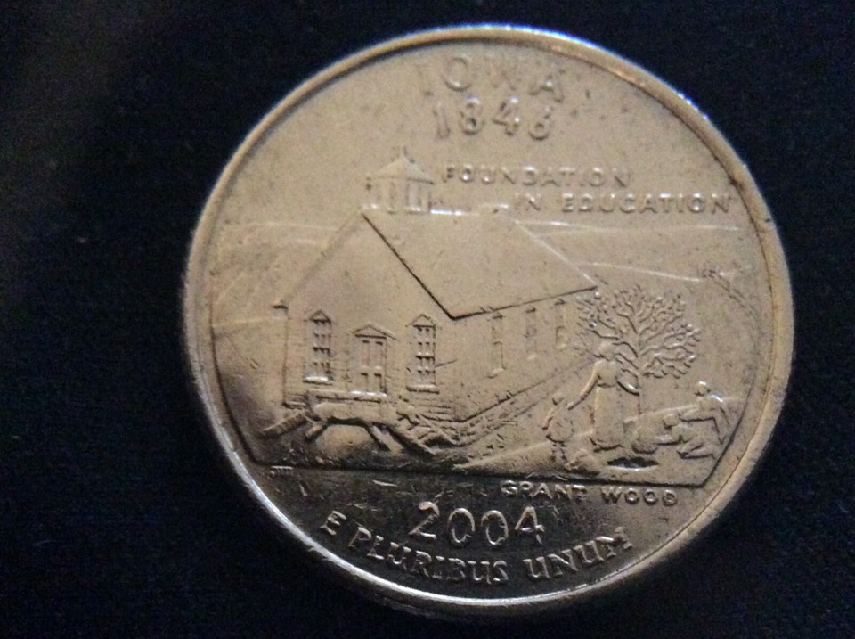2004 P Iowa state &territories quarter,Errors on Rev Date** | eBay
