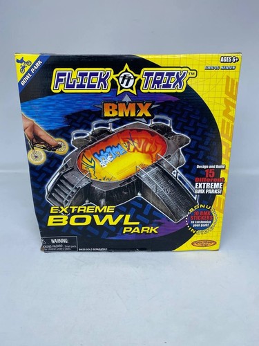 Flick Trix Extreme Bowl Park w/ Bonus Stickers Spin Master Toys 2001 ...