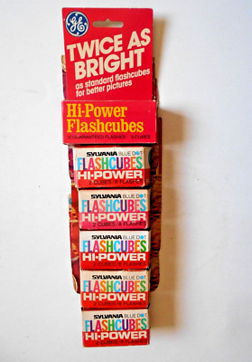 GE/Sylvania Hi-Power Flash Cubes 6 packages (Total 12 cubes) | eBay