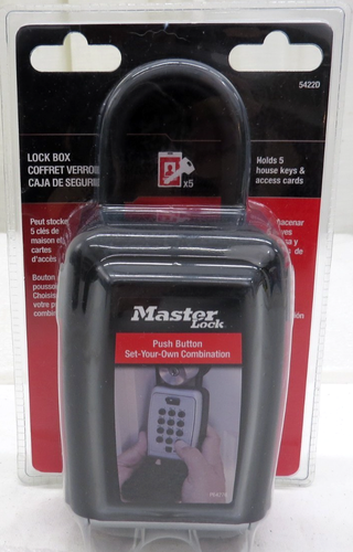 Master Lock 5422D Combination Push Button Portable Lock Box | eBay