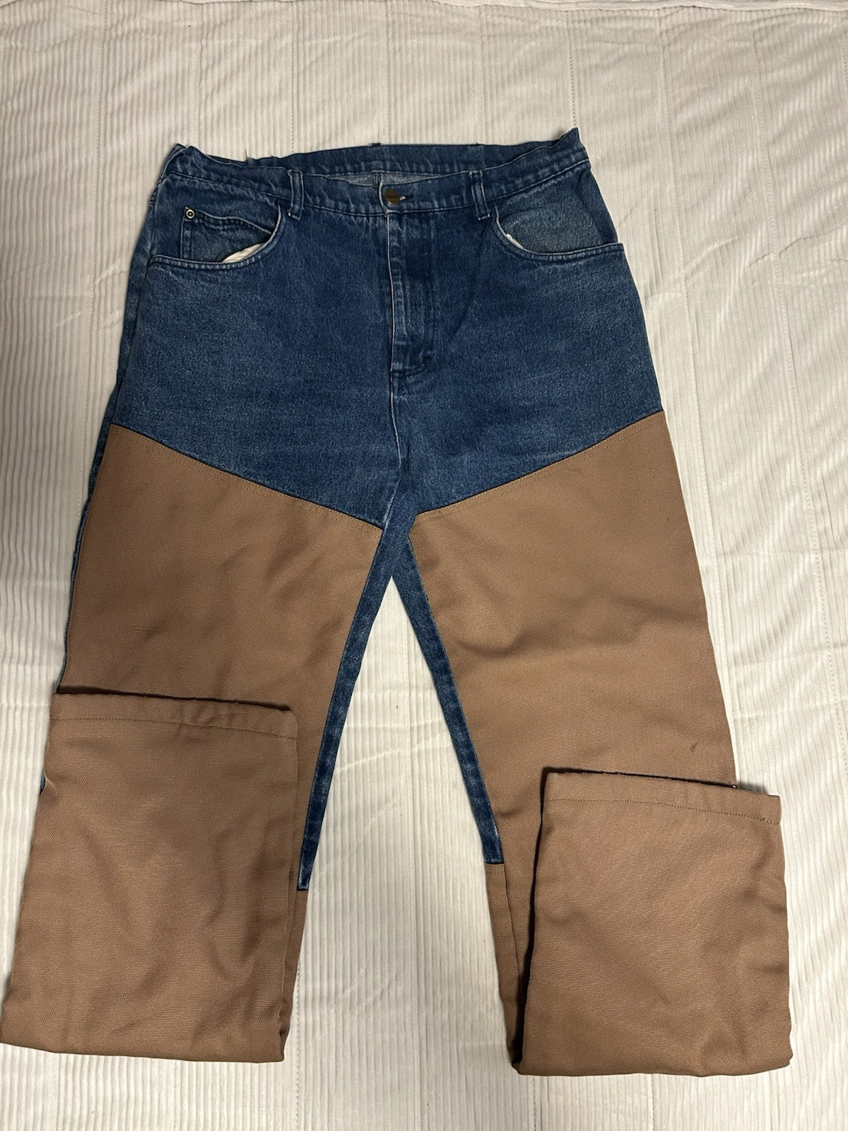 Scheels Outfitters Mens Blue and Tan Denim Hunting Je… - Gem
