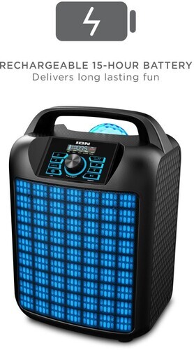 Ion iPA137 PARTY ROCKER MAX MK2 - Portable Bluetooth Tailgate Speaker ...