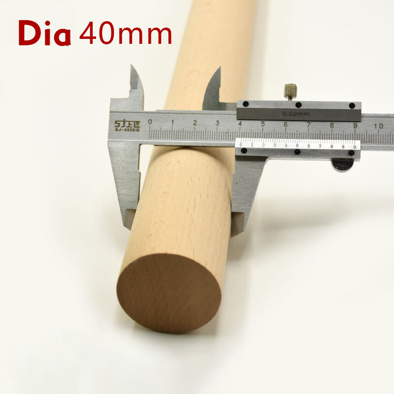 Beech wood 30cm Wooden Dowling Rods Craft Sticks Rods Dowels 6 - 60mm ...