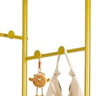 Gold Coat Rack Modern Garment stand with Shelves Hooks Heavy-duty ...