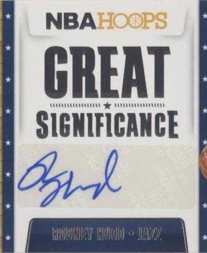 2014-15 NBA Hoops - Great Significance Rodney Hood #90 (AU, RC) for ...