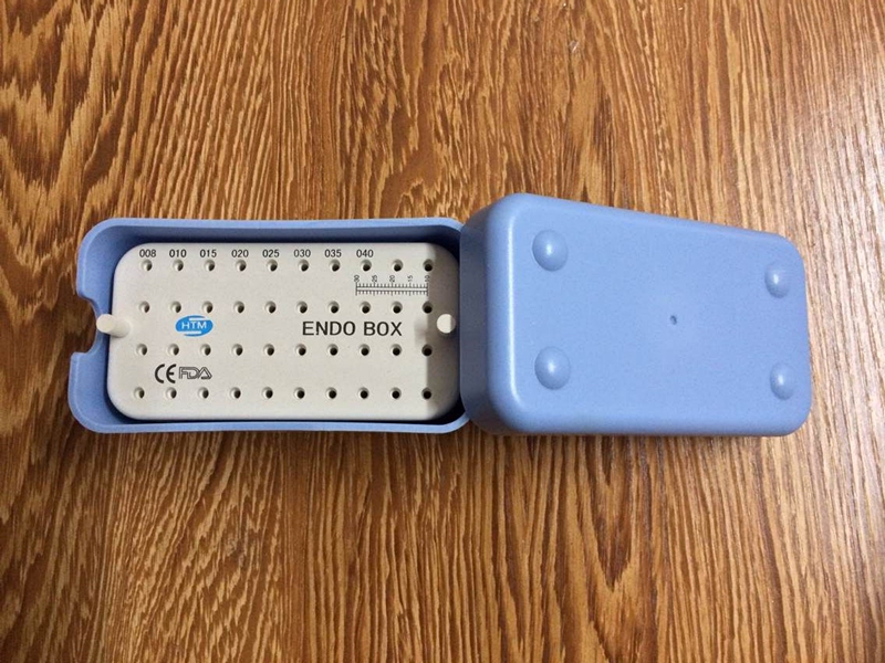 2pcs New Dental Plastic Endo Box With A Ruler Blue & Green | eBay