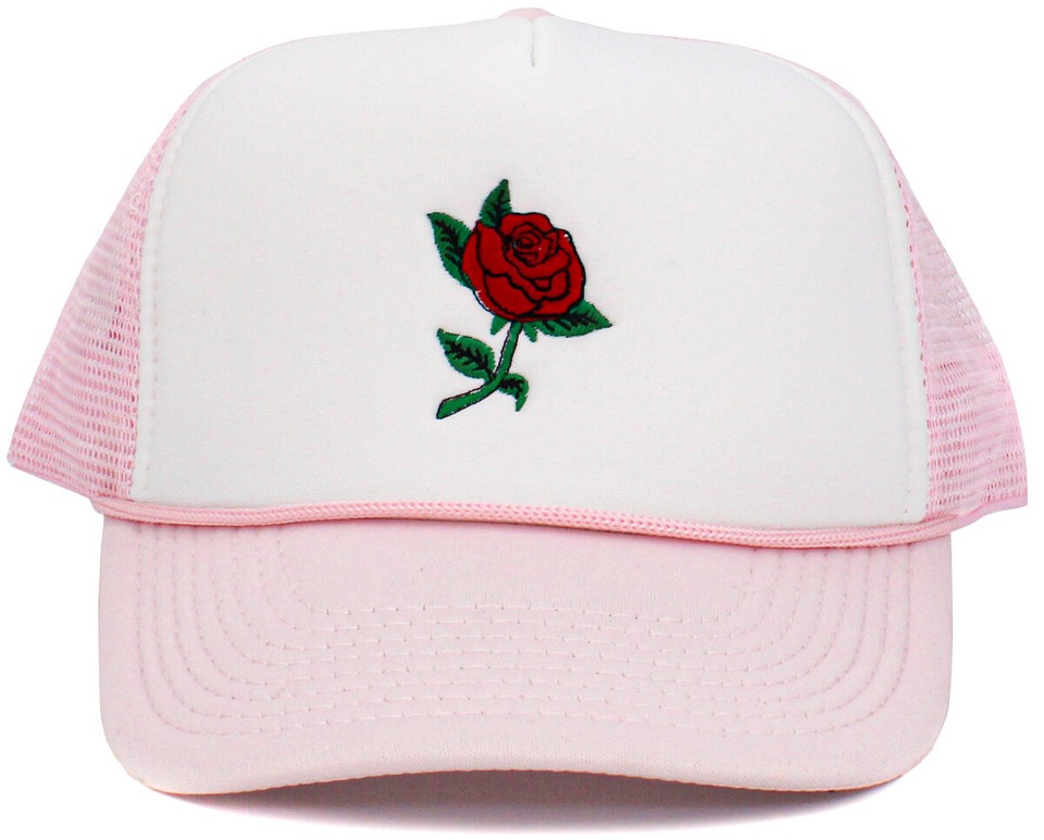 Rose Embroidery Dad Hat Baseball Cap Unconstructed Cotton | eBay