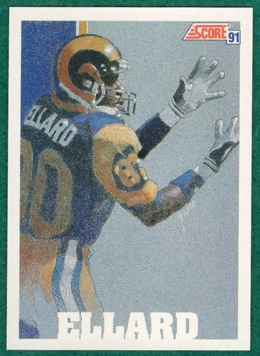 Henry Ellard - 1991 Score #642 - Los Angeles Rams Football Card - Team ...
