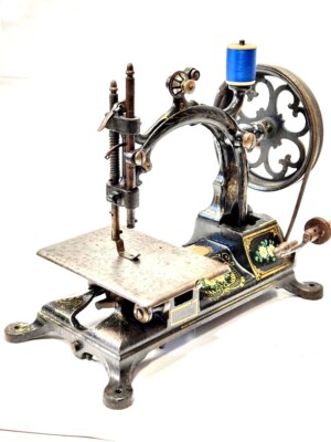 TOP antique & rare sewing machine HURTU L´ABEILLE circa 1874 France | eBay