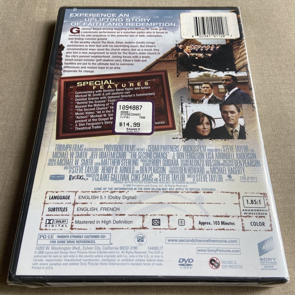 The Second Chance (DVD 2006) Faith Uplifting Christian Drama Michael ...