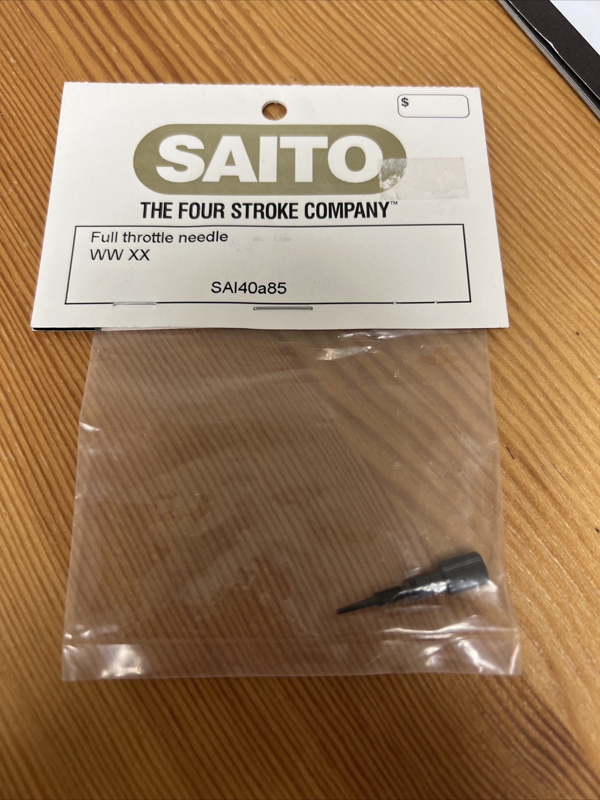 Rc Model Part Saito Engines Parts Four-Stroke Full throttle needle FA40 ...
