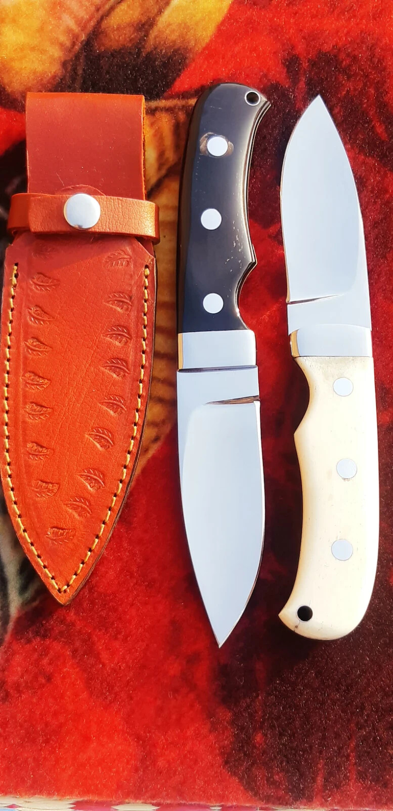 Bob Custom Handmade Loveless Style Big Bear Sub-Hilt Fighter Full Tang ...