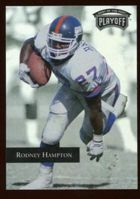 1992 PLAYOFF #144 - RODNEY HAMPTON - NEW YORK GIANTS | eBay