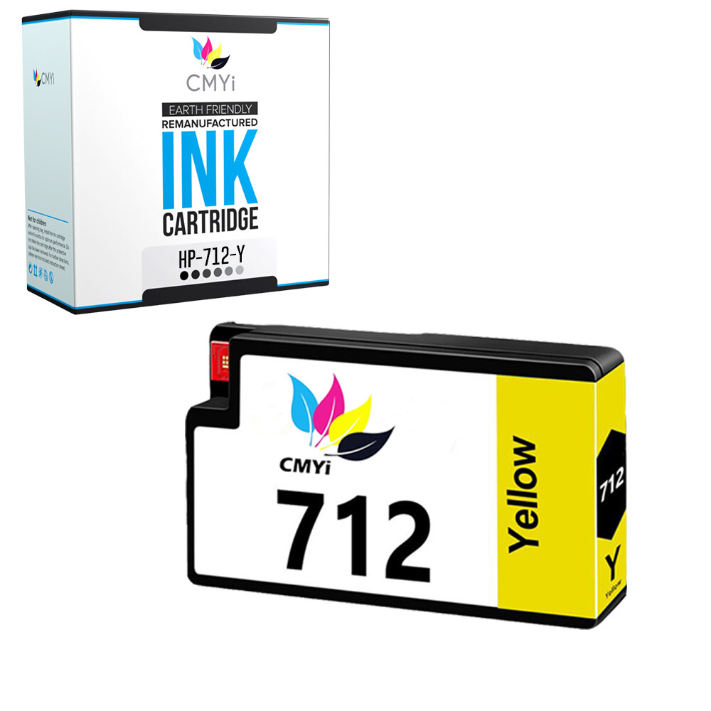 Compatible HP 712 Yellow Ink for DesignJet Studio T210 T230 T250 T630 ...