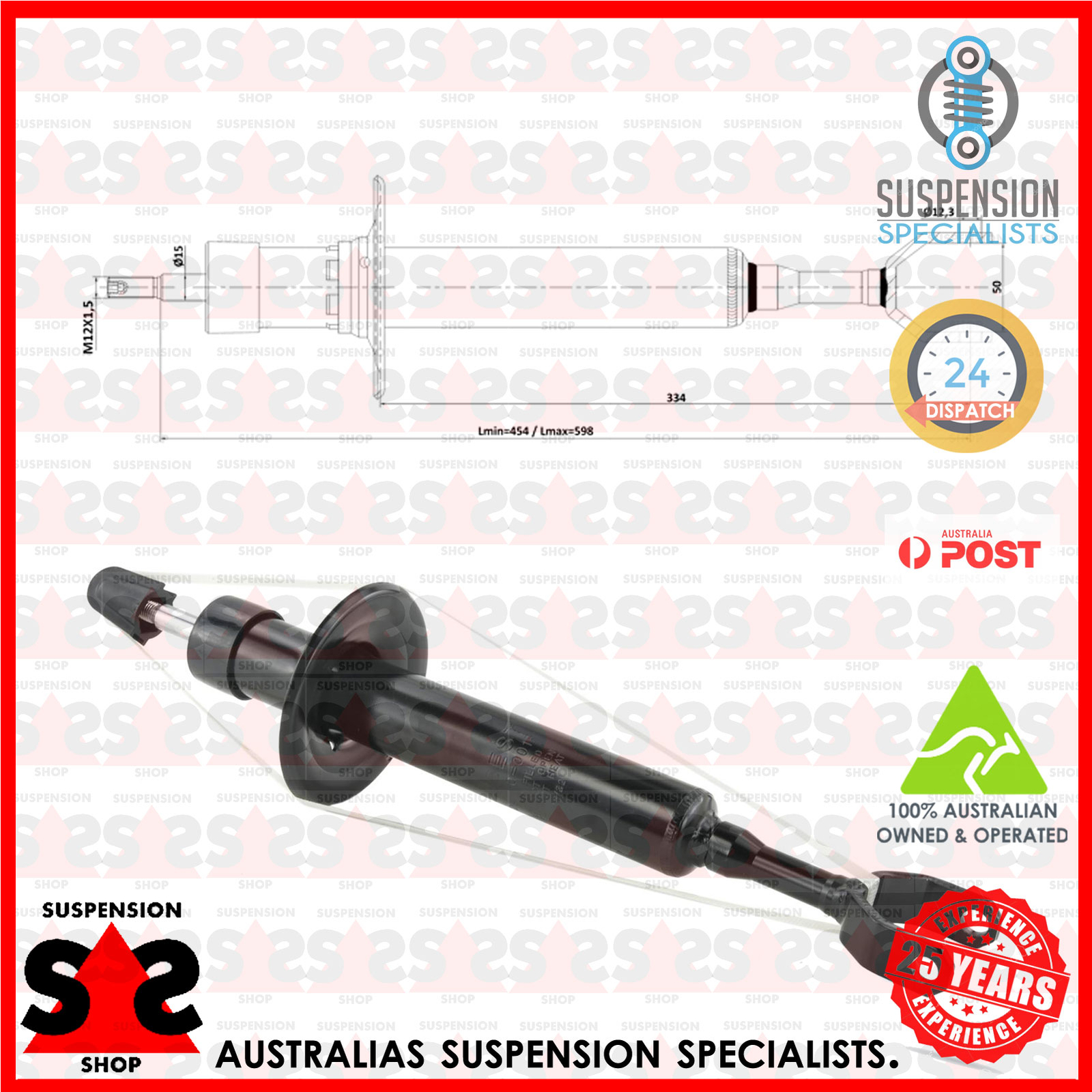 Front Axle Shock Absorber Suit AUDI A6 C5 (4B2) 1.8 T A6 C5 (4B2) | eBay