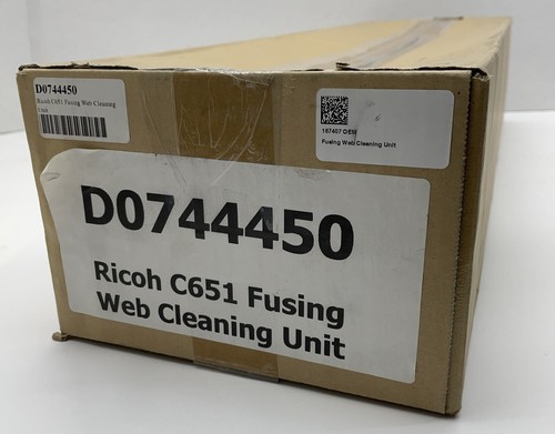 Original Ricoh Web Cleaning Unit D0744450 D074-4450 Pro C651EX C751 ...
