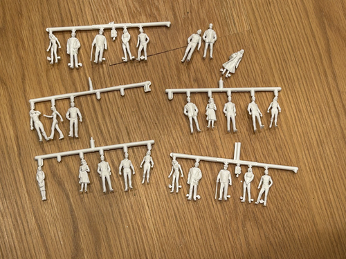 Preiser 65601 O Scale Unpainted Figure Set - Passers-By - Expanded to ...