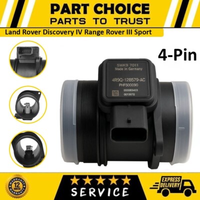 MASS AIR FLOW METER SENSOR FOR LAND ROVER RANGE ROVER SPORT DISCOVERY ...