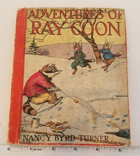 1923 Book Adventures of Ray Coon by Nancy Byrd Turner w/ color ...
