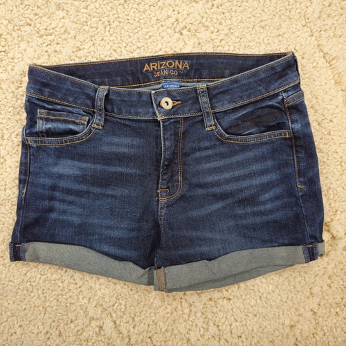Arizona Jean Co. Women's Jorts Jean Shorts Blue Size 9 Cuffed Mid-Rise ...
