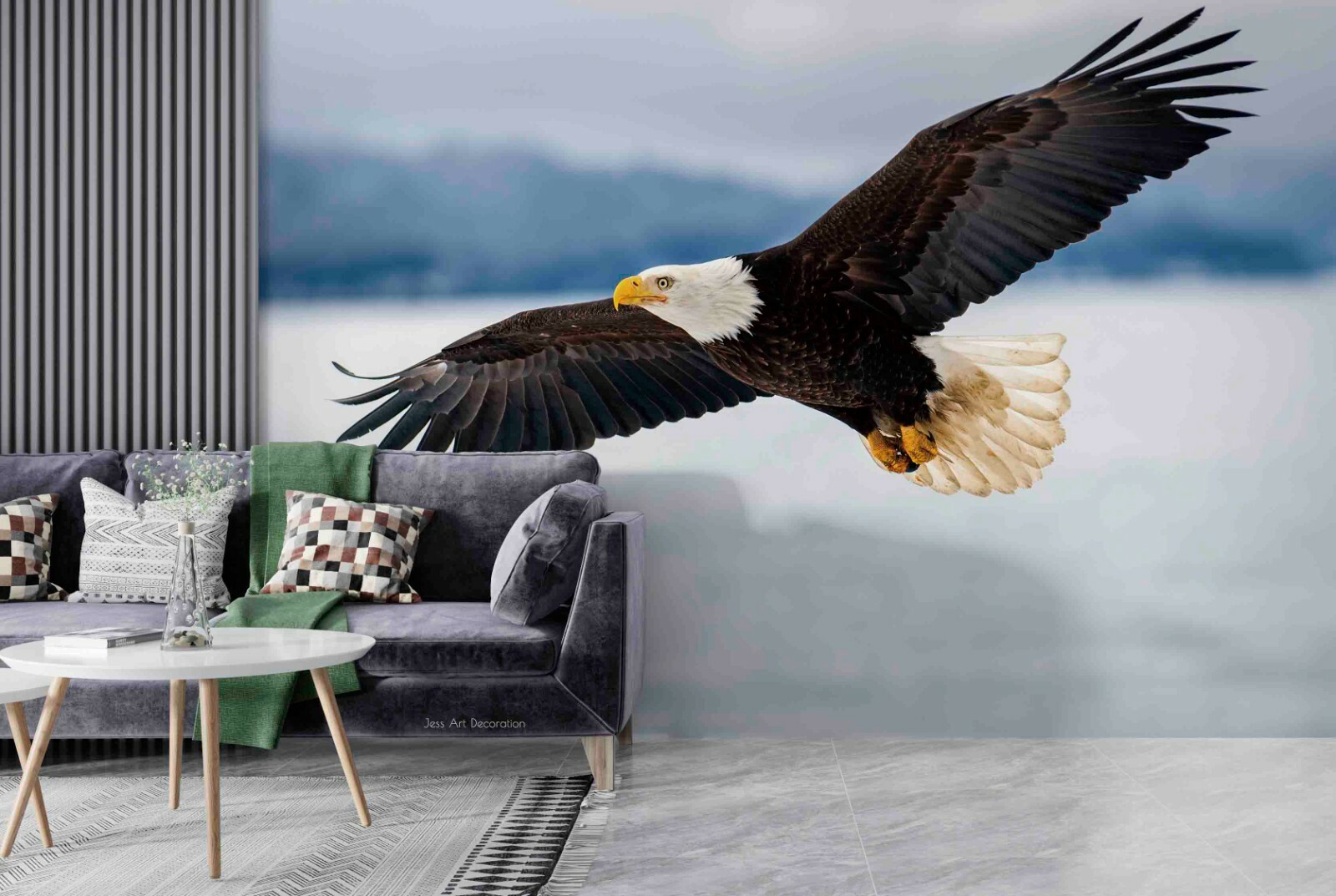 3D Flying Black Eagle Sky Wallpaper Wall Murals Removable Wallpaper 381 ...