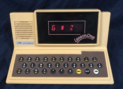 Vtg 1980 VTECH Lesson One Math Electronic Toy Tote 23 | eBay