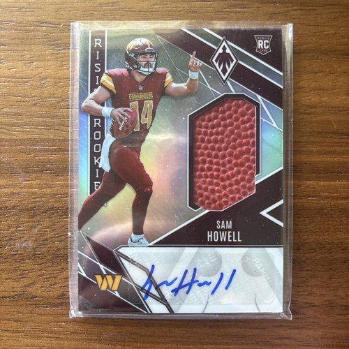 2022 Panini Phoenix Football RMS-SH SAM HOWELL Silver RPA RC Patch Auto ...