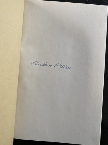 Barbara Walters Signed In Person 1st Ed AUDITION Hardcover Book - ABC ...