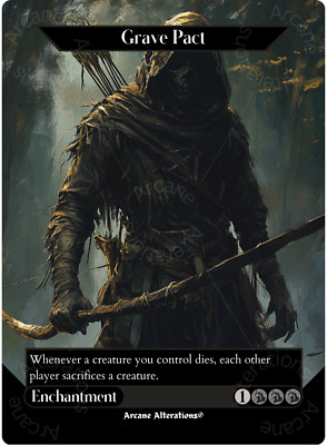 Grave Pact - Full Art Altered Art Custom Proxy Cards | eBay