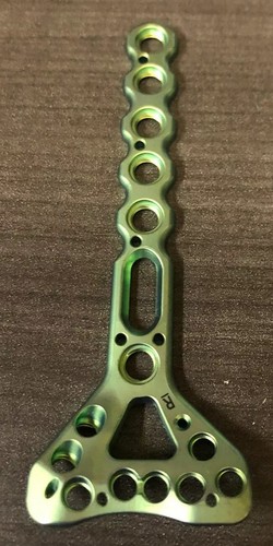 Arthrex Titanium Volar Distal Radius Plate, 7-hole, wide width, right ...