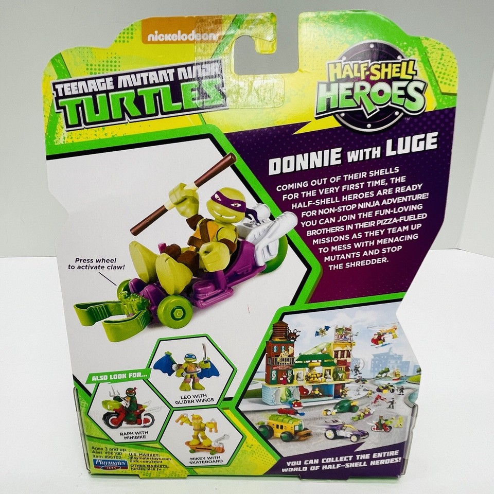 2014 Half Shell Heroes LEO DONNIE RAPH MIKEY Ninja Turtles FIRST 4 LOT ...