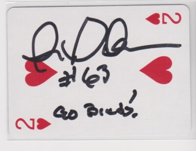 RON BAKER BALTIMORE COLTS 1978-1979 OKLAHOMA STATE AUTOGRAPHED PLAYING ...