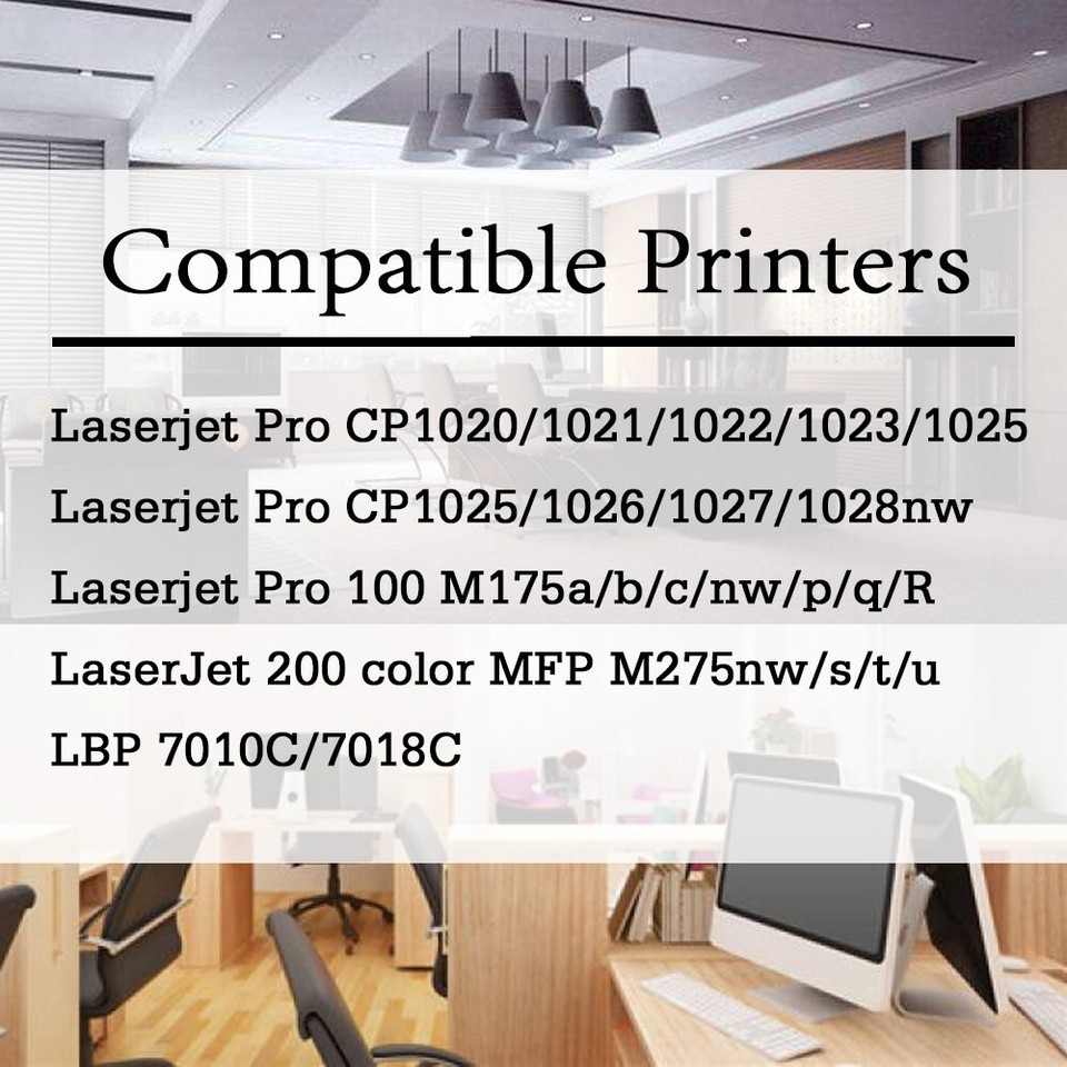 126A CE311A Toner Cartridge for CP1025nw CP1020 M175 M275nw Printer ...