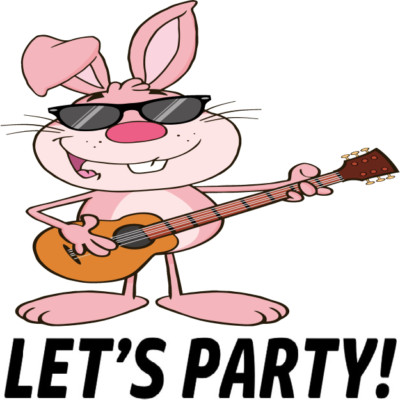 30 Custom Pink Party Rabbit Personalized Address Labels | eBay
