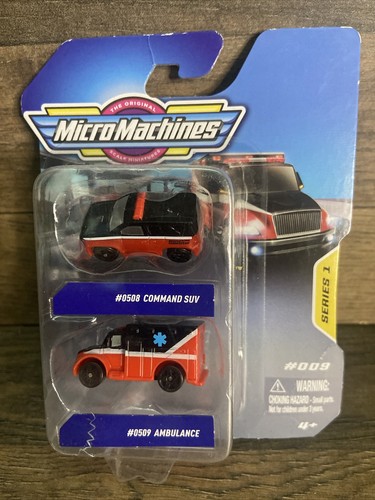 Hasbro Micro Machines Series 1 #009 - RARE 2 Pack - Command SUV ...