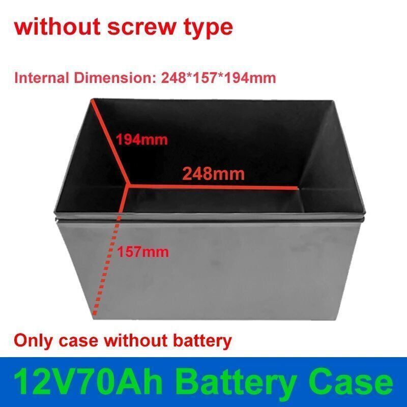 12V 12Ah 55Ah 70Ah Battery Case Empty Box LiFePO4 32700 18650 for ...