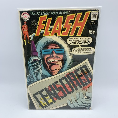 The FLASH #193 Vintage DC Comics Dec. 1969 | eBay