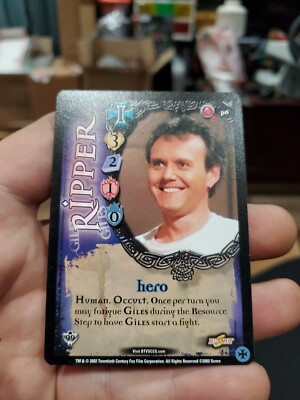 RIPPER (GILES) Buffy Vampire Slayer BTVS CCG Class of '99 Promo P6 | eBay