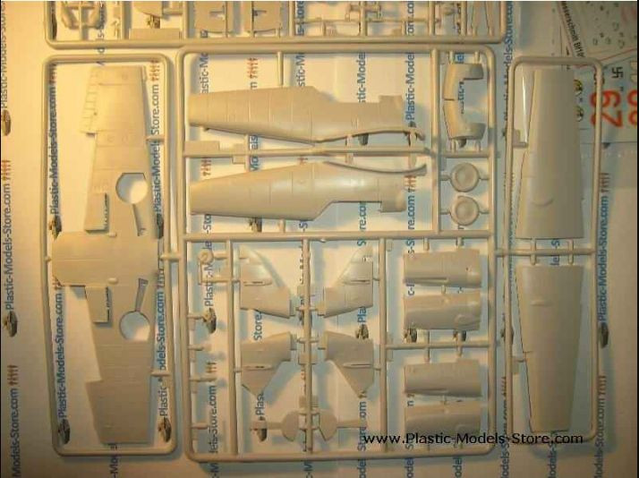 Unimodel 410 Messerschmitt BF 109G-6/R3/R6 German Aircraft Plastic 1/48 ...