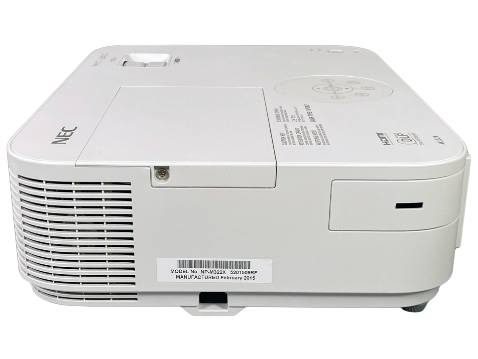 Refurbished NEC NP-M322X DLP Projector 3200 ANSI Professional 4K HDMI ...
