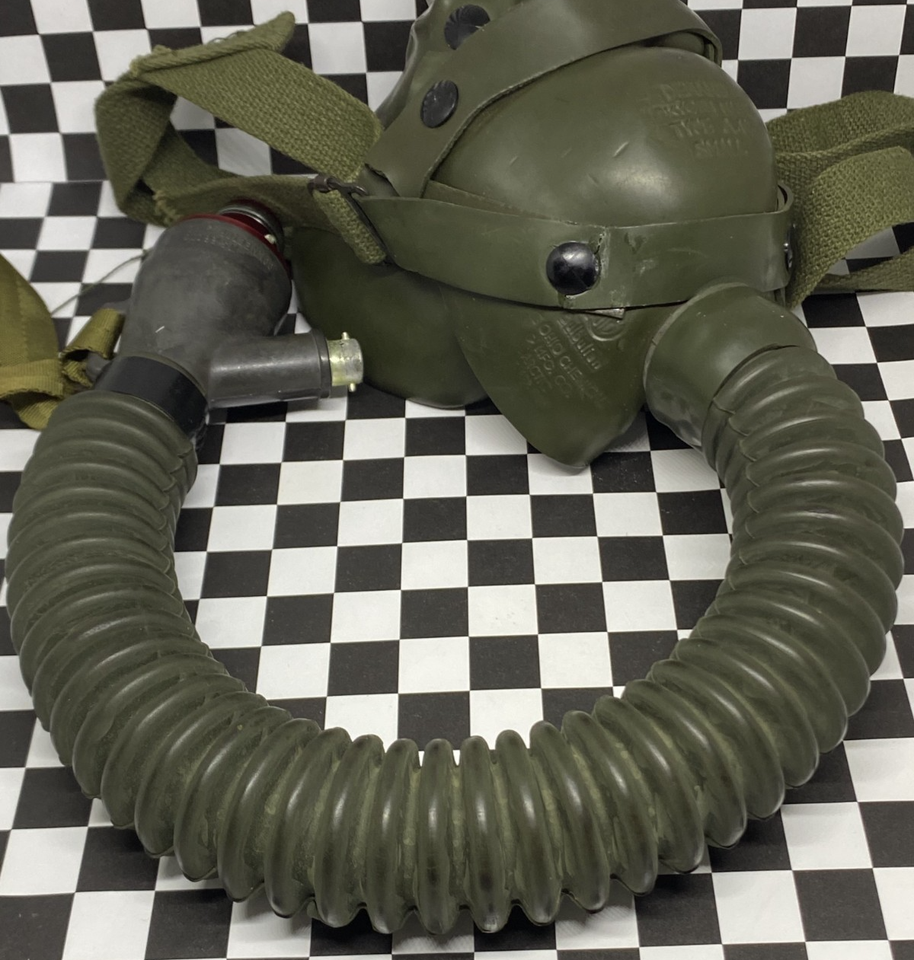 *ORIGINAL* WWll Era 1944 USAAF Military Type A-14 Pilot Green Oxygen ...