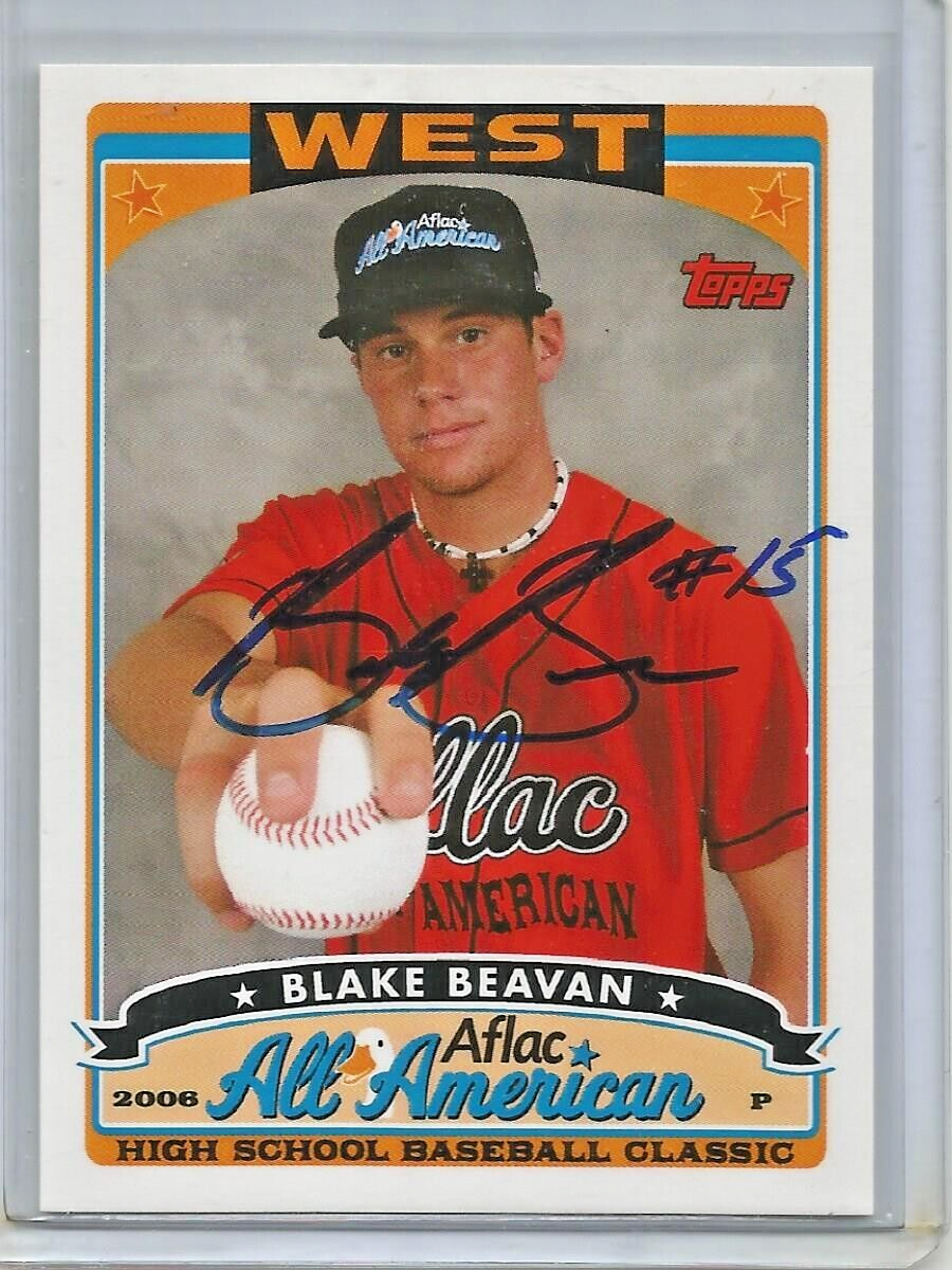Blake Beavan 2006 Topps ALFAC All American Autograph | eBay