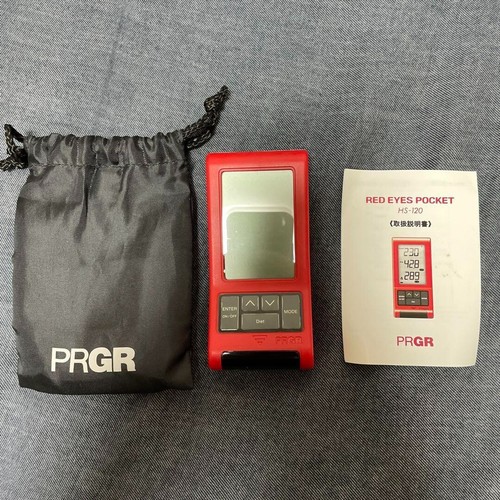 RED EYES POCKET HS-130 PRGR Golf Launch Monitor Speed | eBay