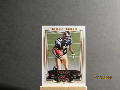 2008 Donruss Classique Timeless Hommages Bronze #187 Donnie Avery Sn ...